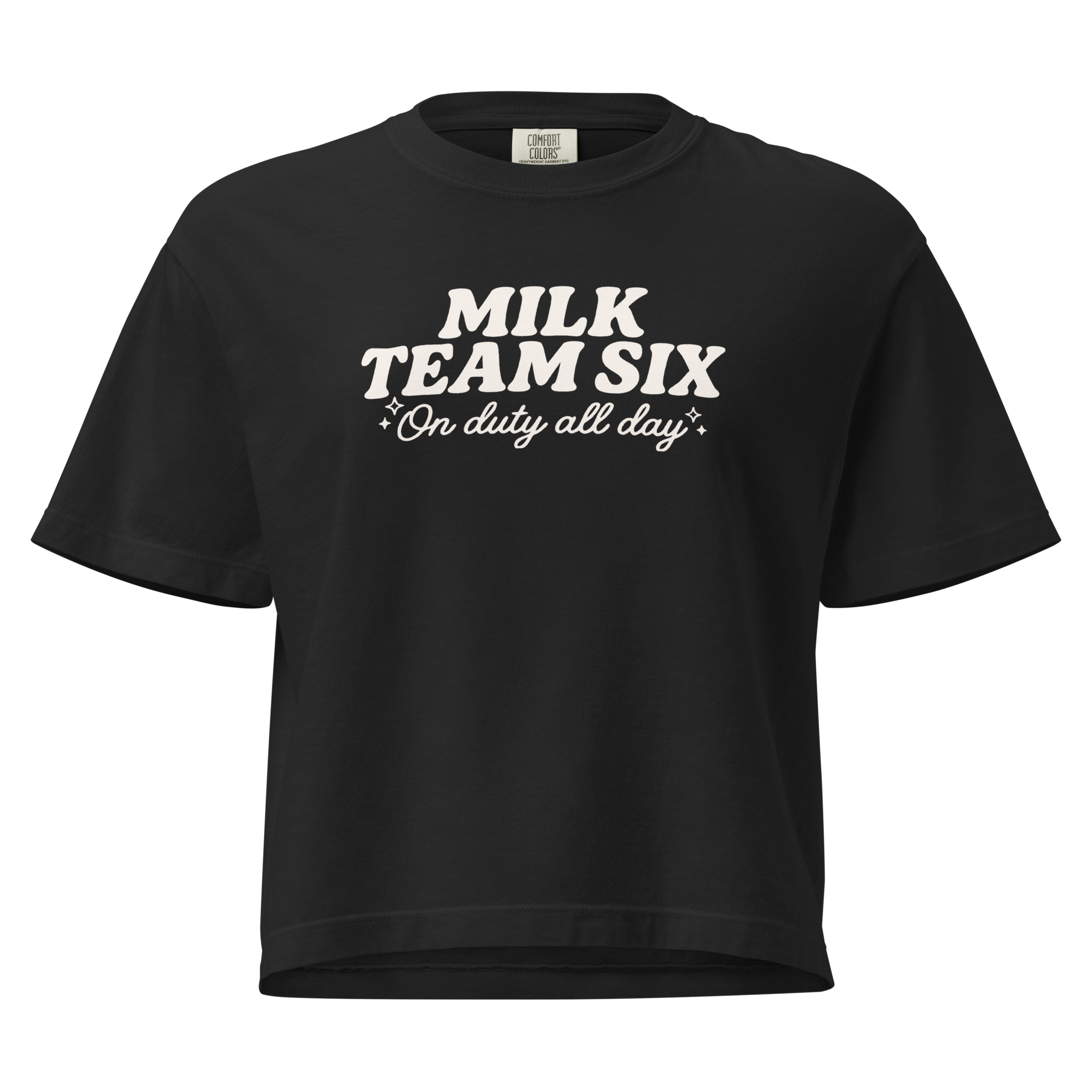 Milk Team 6 On Duty Women's Boxy Tee – BUSSIN WITH THE BOYS STORE