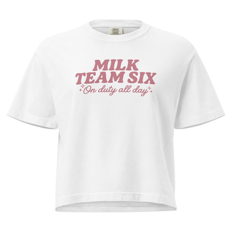 Milk Team 6 On Duty Women's Boxy Tee – BUSSIN WITH THE BOYS STORE